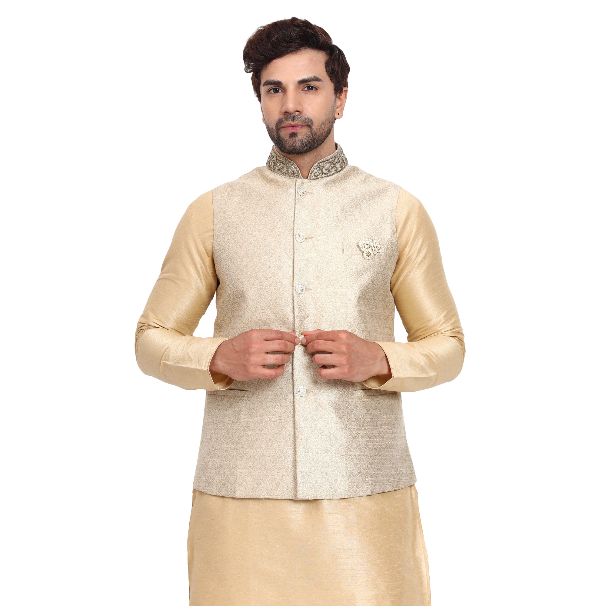 Elegant Wedding Waistcoat - FBJK-79 | Fabeha Online