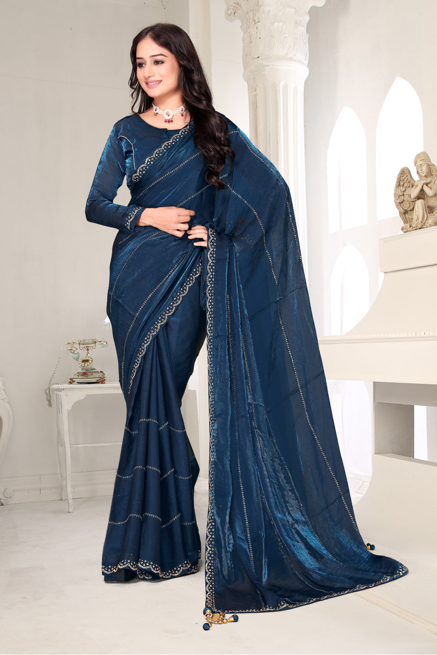 FBSR-652 Golden Thread Saree